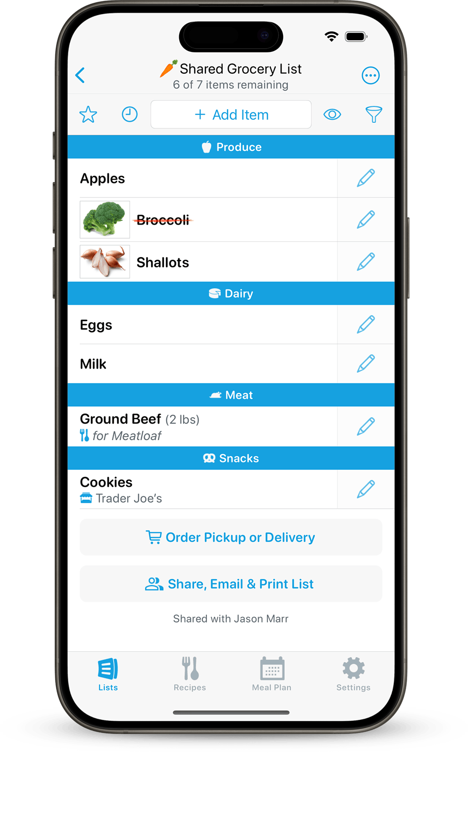 AnyList The Best Way To Create And Share A Grocery Shopping List AnyList The Best Way To Create And Share A Grocery Shopping List